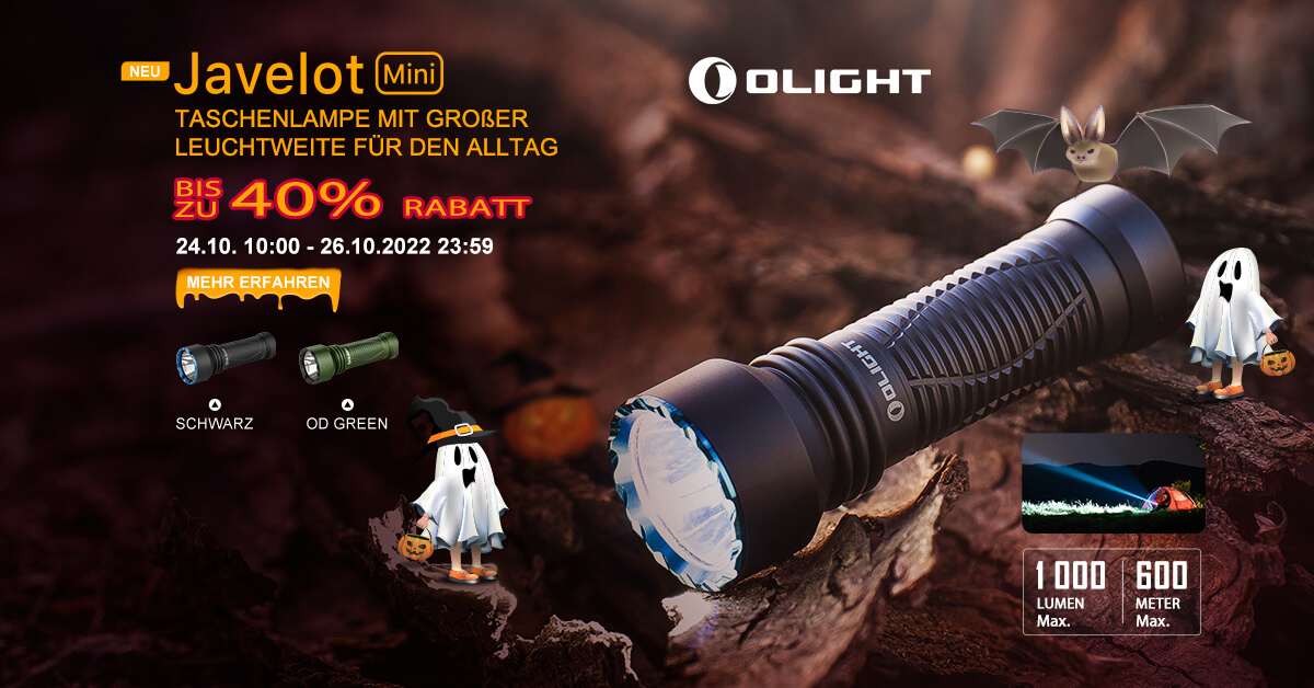 Javelot Mini- Eine EDC-Taschenlampe mit großer Reichweite