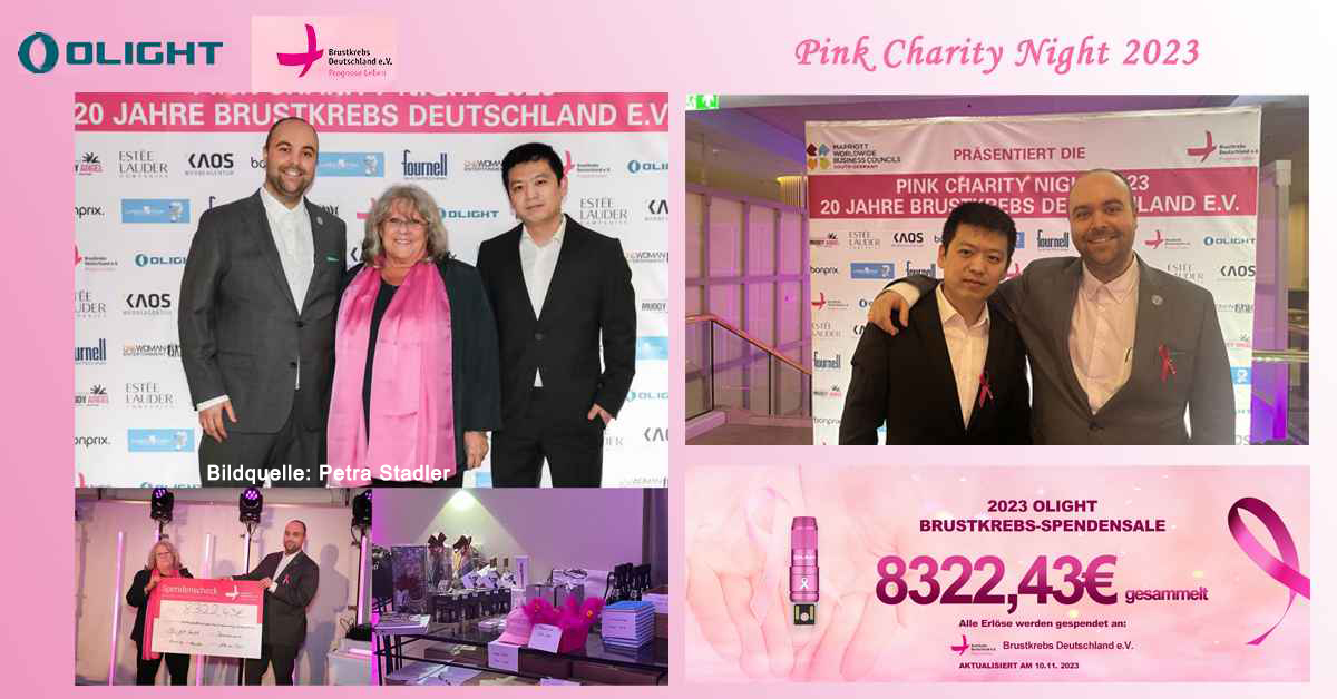 Olight bei der Pink Charity Night 2023 | Olight Deutschland